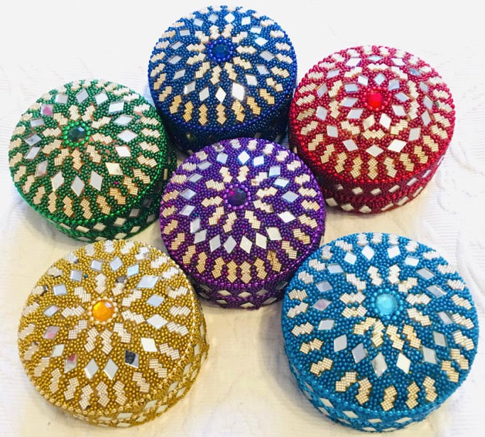 Små askar runda – Beauty of India Sverige